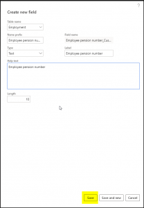 How to Create a Custom Field in D365 HR - FourVision