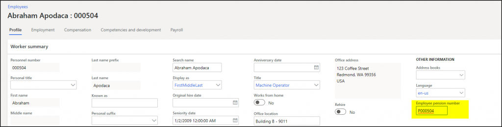 How to Create a Custom Field in D365 HR - FourVision