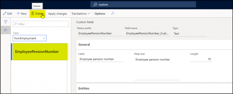 How to Create a Custom Field in D365 HR - FourVision