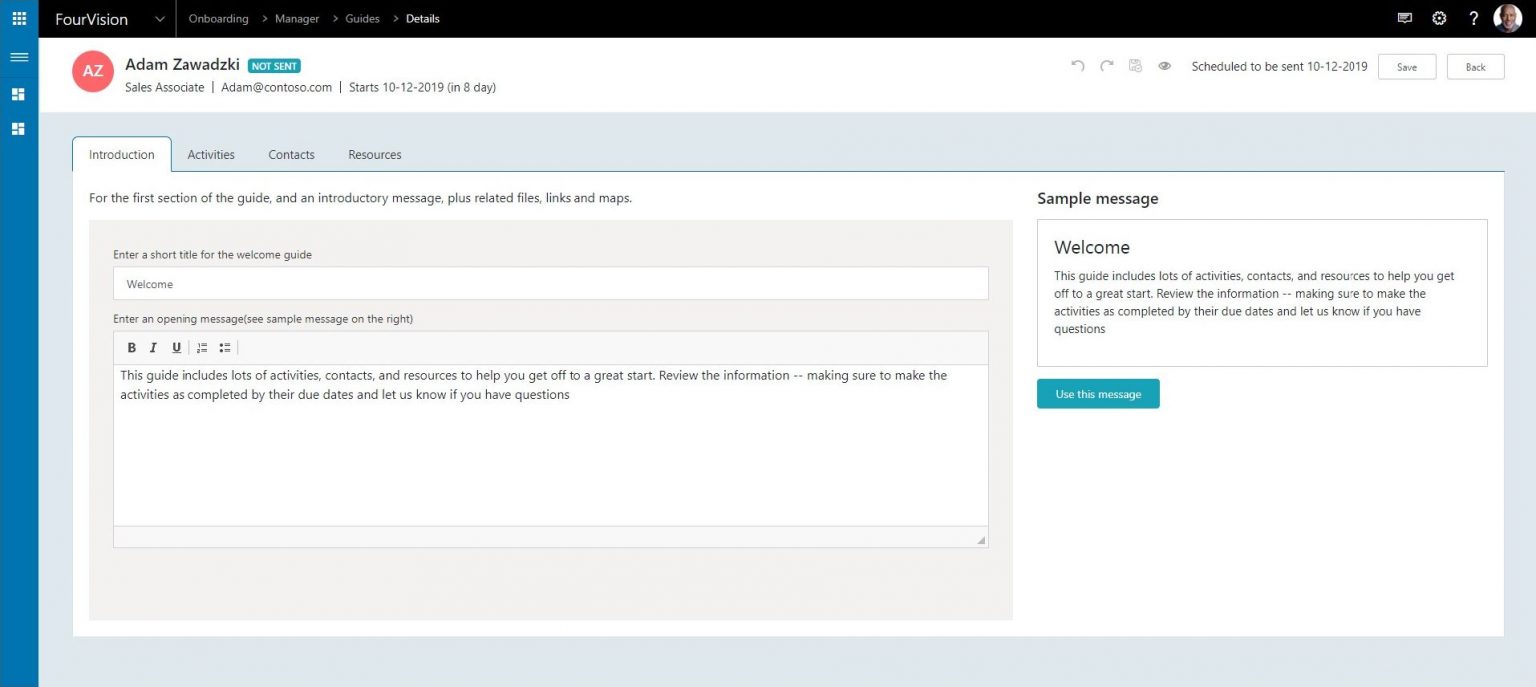 How to improve your Onboarding process with smart solutions - FourVision