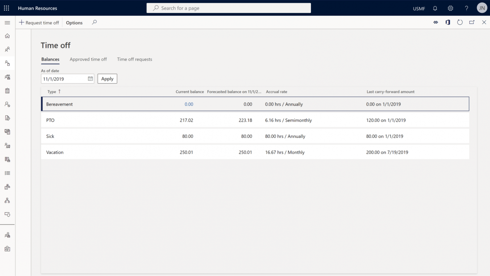 Microsoft Dynamics 365 Human Resources - FourVision