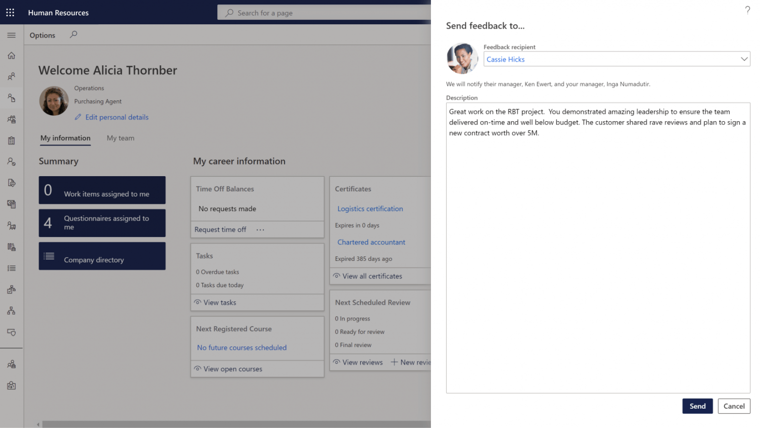 Microsoft Dynamics 365 Human Resources - FourVision