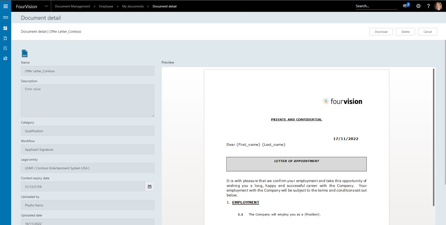 Transform your Dynamics 365 Doc Management with the FourVision Document Management Web App