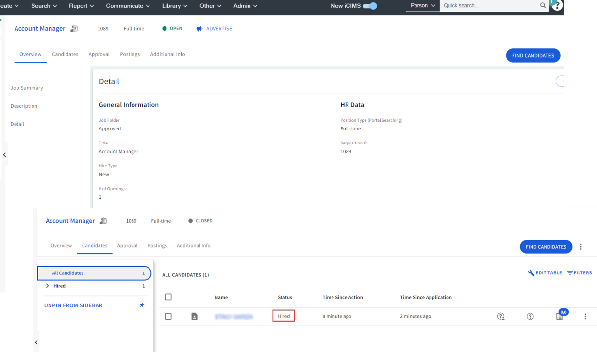 How to link Microsoft Dynamics 365 with iCIMS Talent Cloud - FourVision