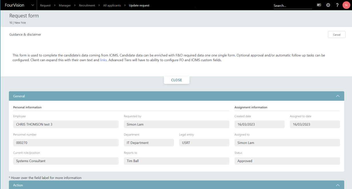 How to link Microsoft Dynamics 365 with iCIMS Talent Cloud - FourVision