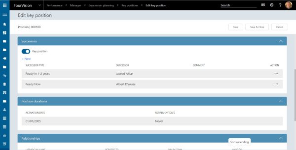 Performance Management: FourVision HR suite vs Microsoft Dynamics 365