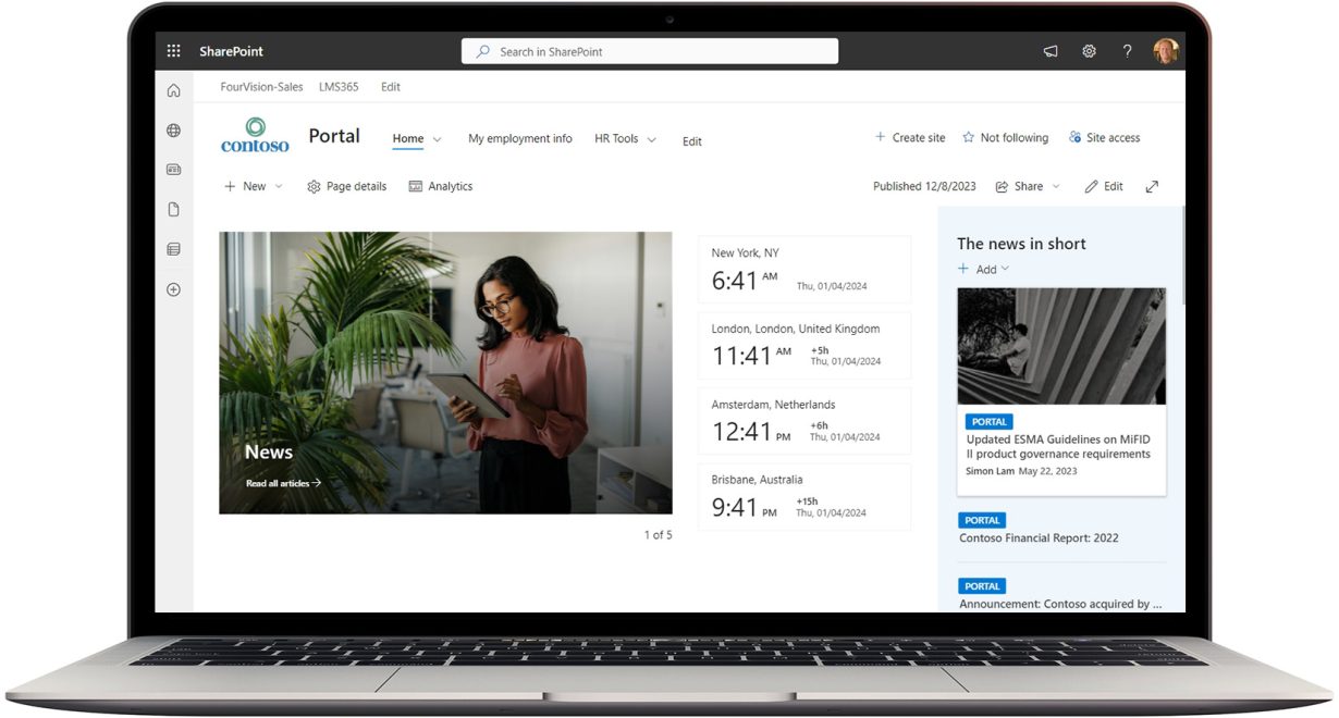 Microsoft Teams and Viva for HR - FourVision