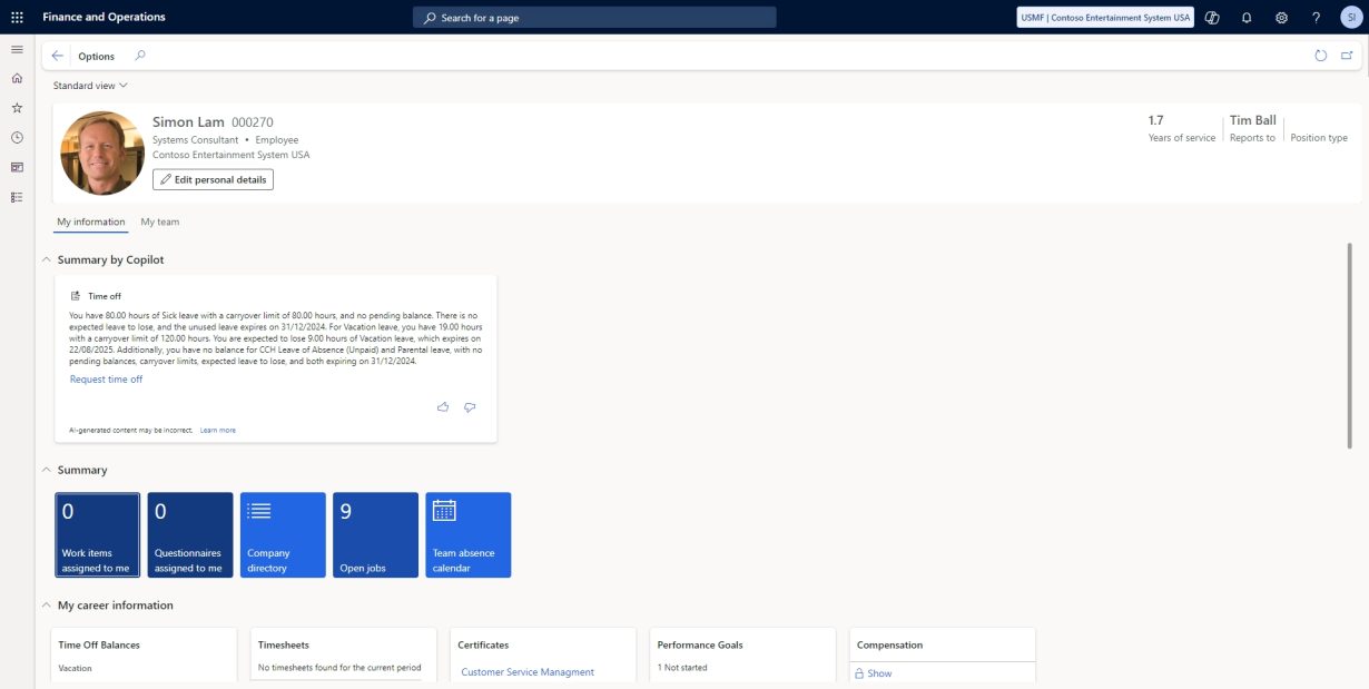 Enable Employee Self-Service with Dynamics 365 HR - FourVision